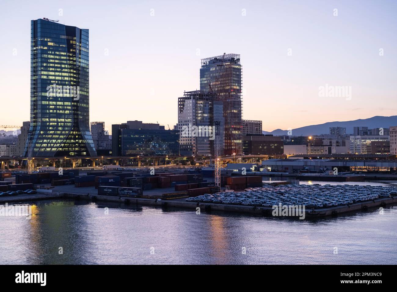 France, Bouches du Rhône, Marseille, zone euro-méditerranéenne, Grand ...