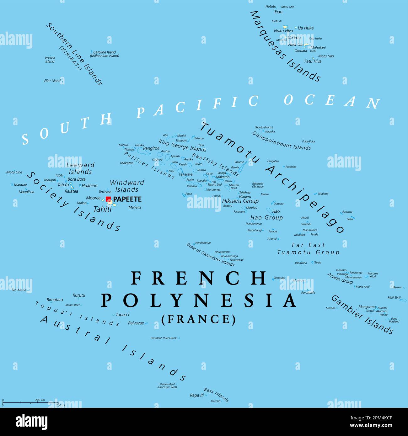 Carte géographique tahiti Banque de photographies et d’images à haute ...