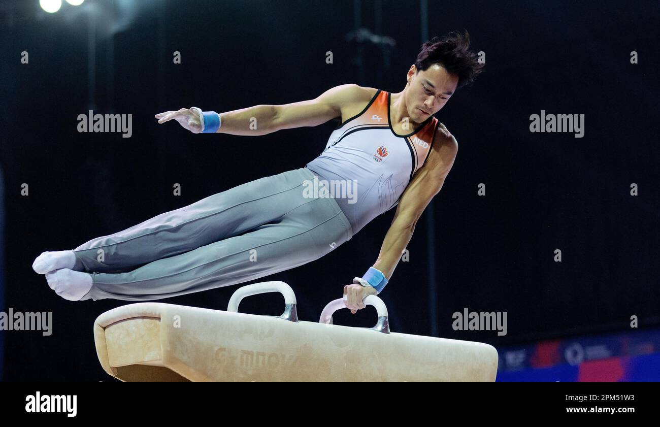 ANTALYA - Loran de Munck en action sur l'épreuve de vaulne pendant les ...
