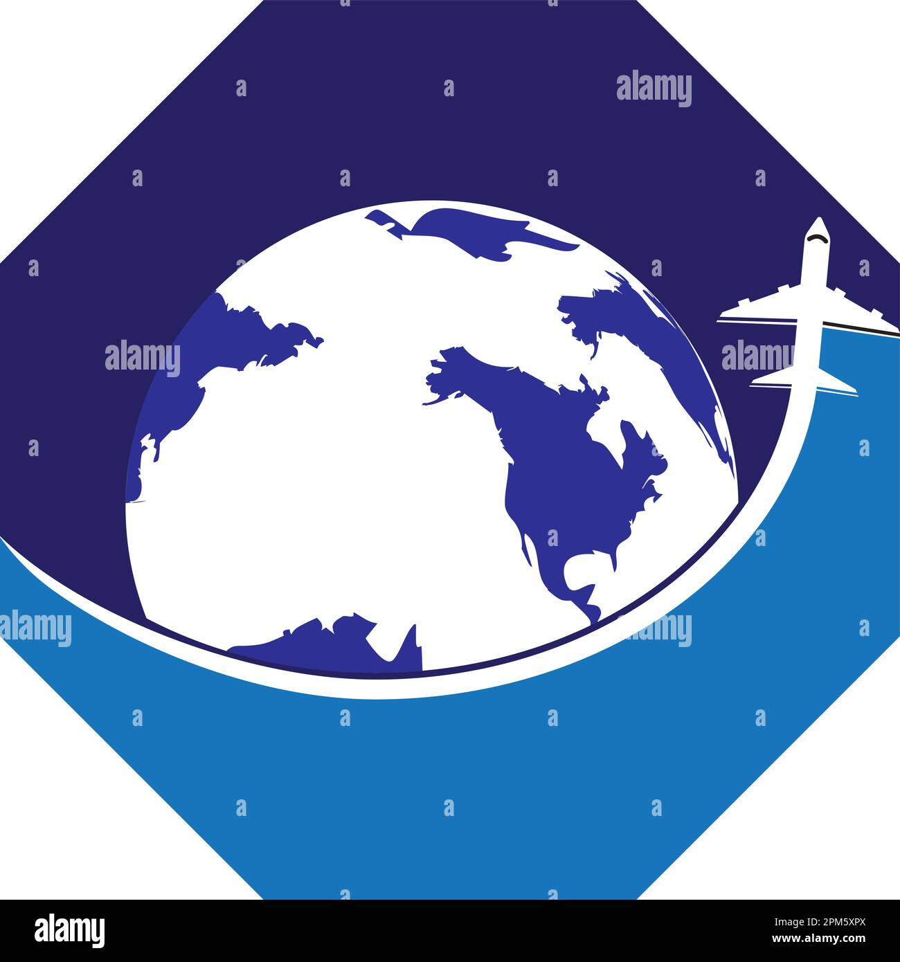 Modèle de logo vectoriel d'agence de voyage. Modèle de logo de vacances globe logo de voyage ...