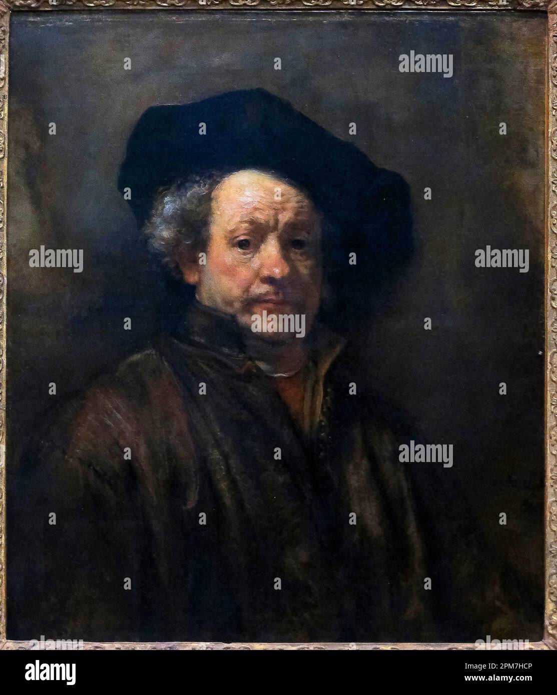 Rembrandts autoportrait Banque de photographies et d’images à haute ...