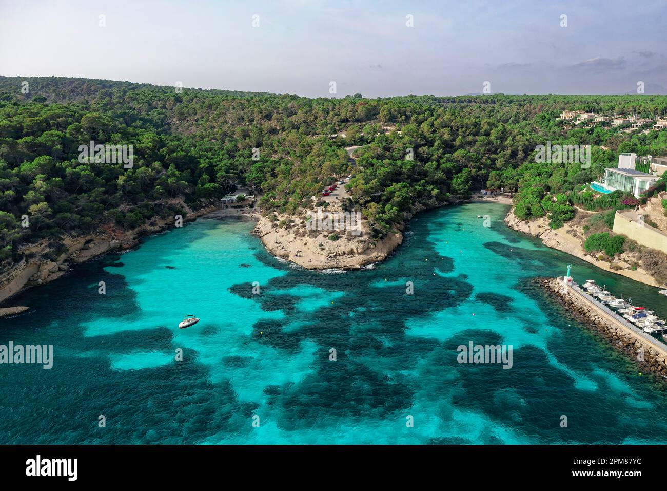 Espagne, Iles Baléares, Majorque, Baie de Palma, Portals Vells, Cala ...