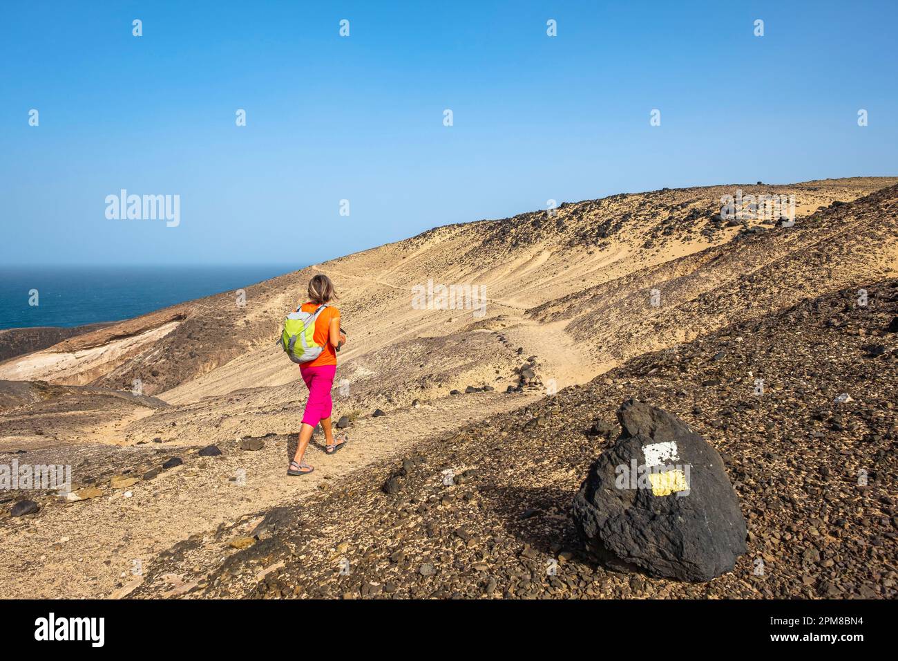 Espagne, îles Canaries, Fuerteventura, Parc naturel de Jandia ...