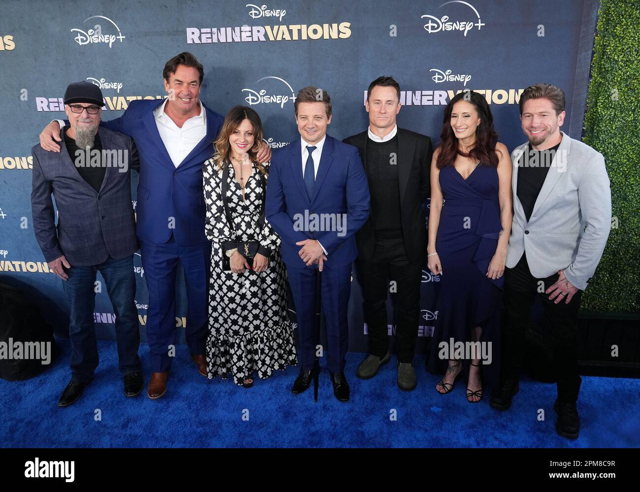(G-D) Rob Bender Park, Rory Millikin, Romilda de Luca, Jeremy Renner ...