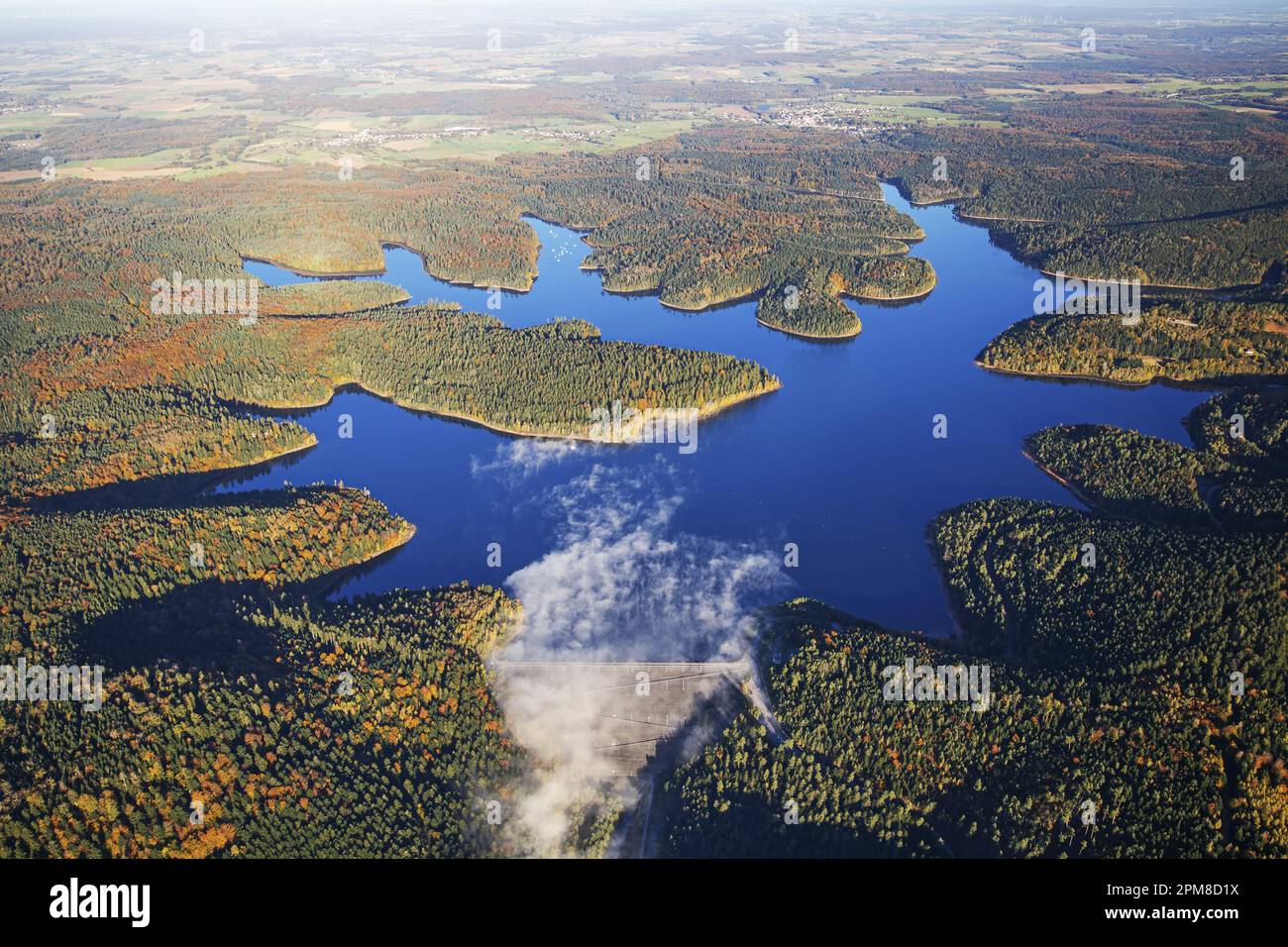 France, Meurthe et Moselle, Pierre Percee, lac de Pierre Percee près de ...