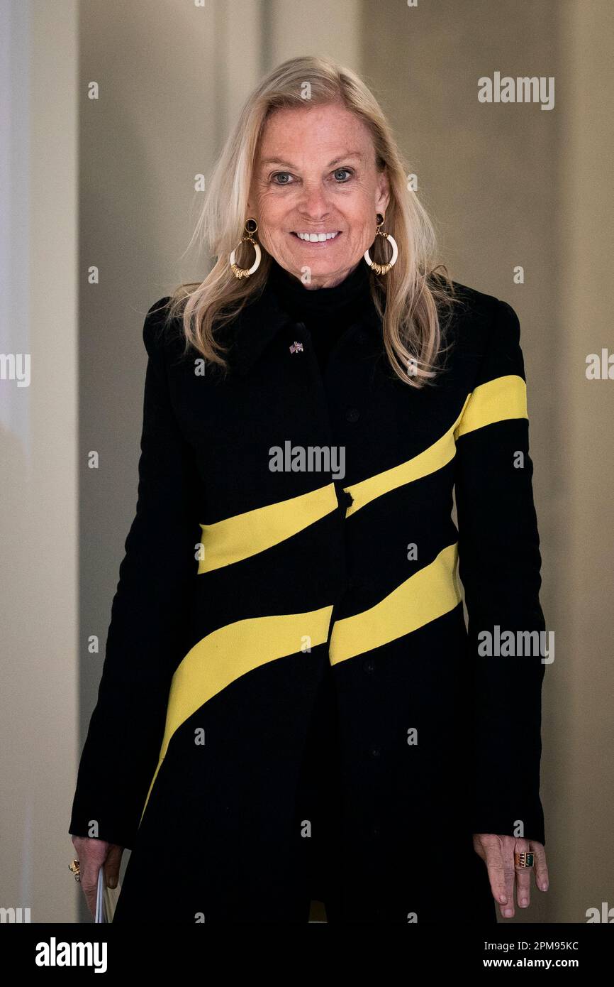 Jane Hartley, ambassadrice DES ÉTATS-UNIS au Royaume-Uni, arrive à l ...