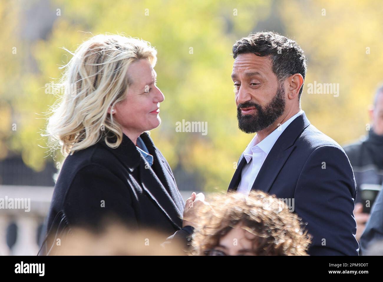 Luana Belmondo, Cyril Hanouna assistant à l'inauguration de la ...