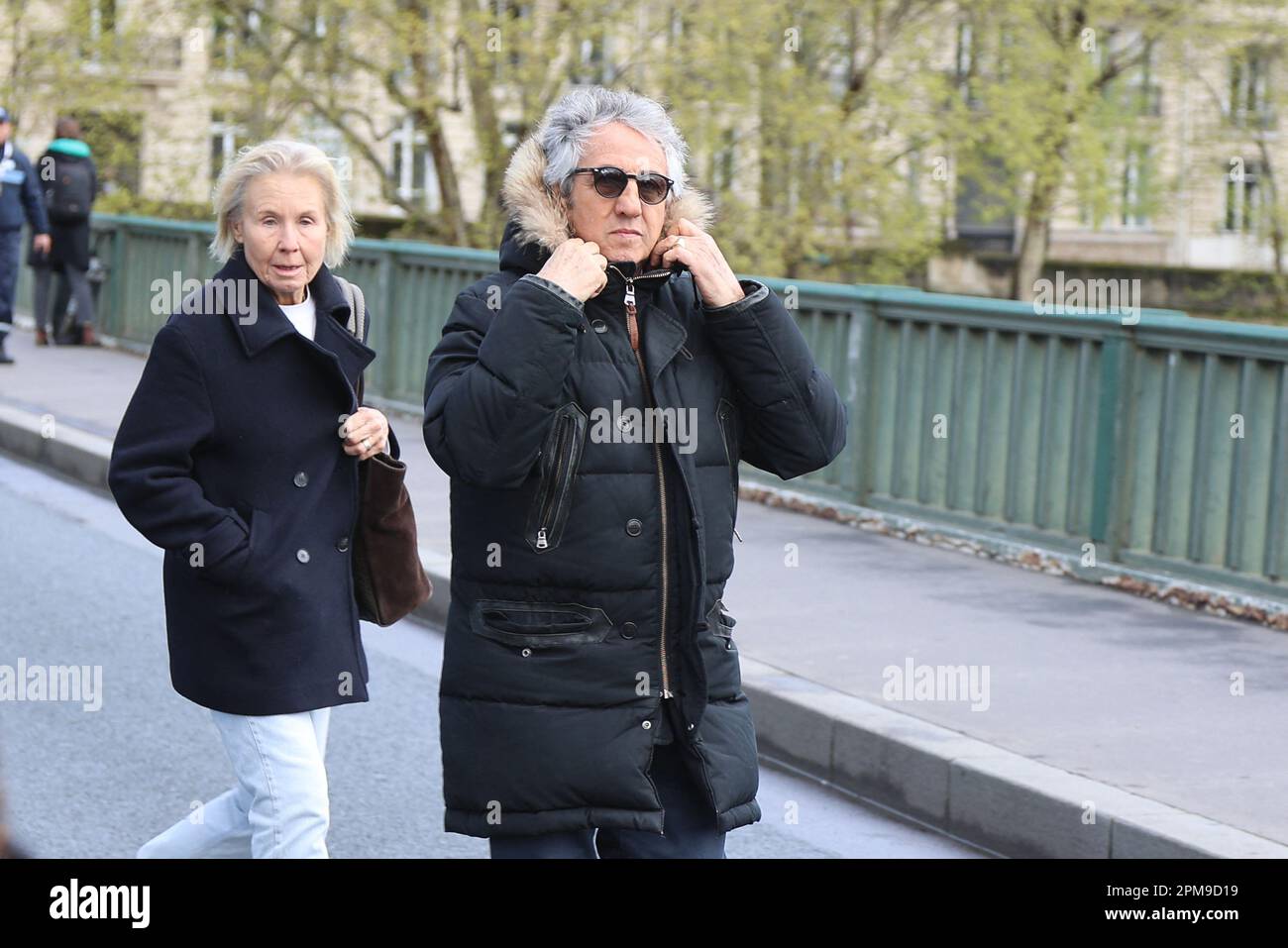 Richard Anconina assiste à l'inauguration de la promenade Jean-Paul ...