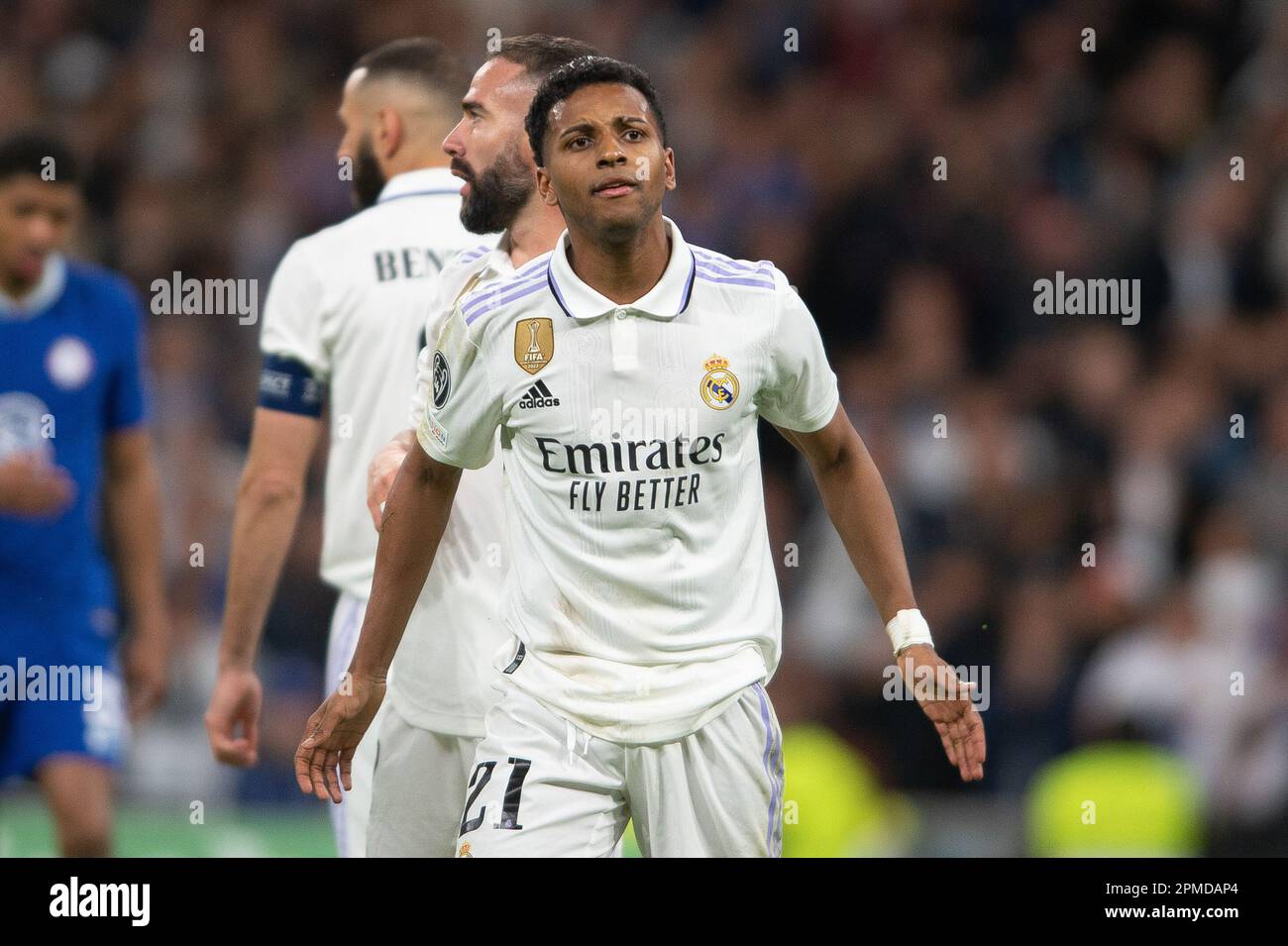 12th avril 2023 ; stade Santiago Bernabeu, Madrid, Espagne, Champions ...