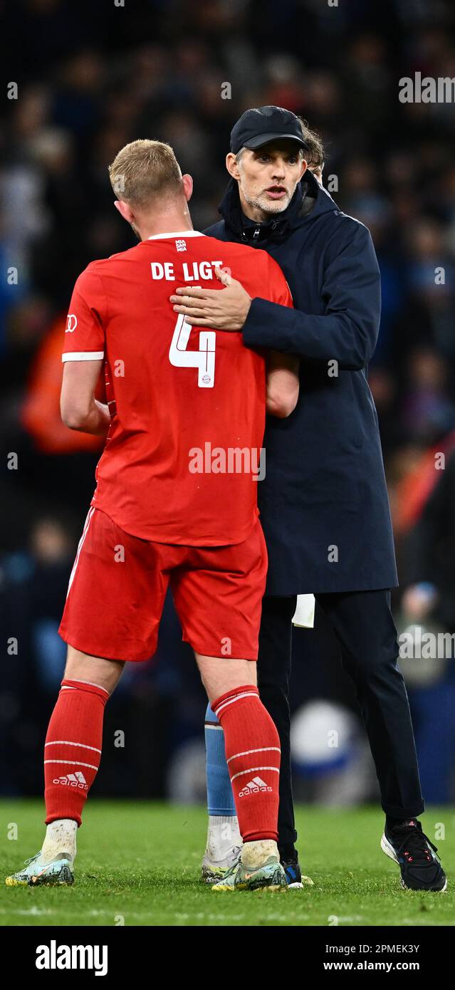 Angleterre, Manchester - 11 avril 2023 - le gérant Thomas Tuchel et ...