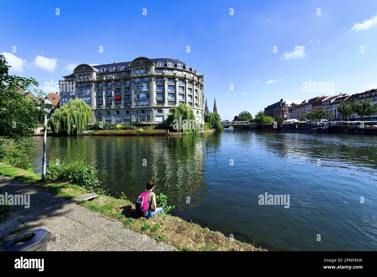 France, Bas-Rhin, Strasbourg, district de Neustadt classé au patrimoine ...