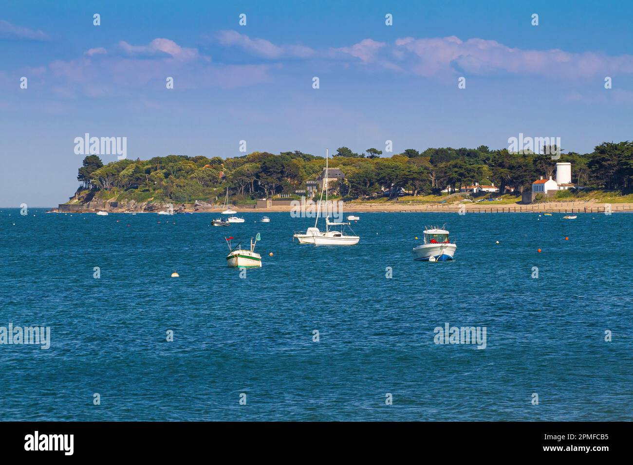 France, Vendée, Ile de Noirmoutier, Noirmoutier en l'Ile, le vieil, La ...