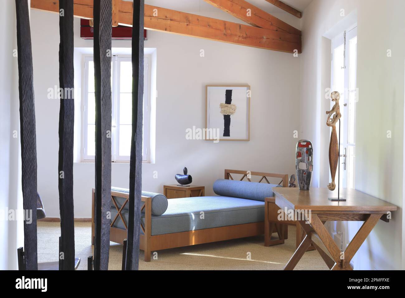 France, Var, Saint Tropez, Galerie Lucas Ratton dédiée à l'art tribal ...