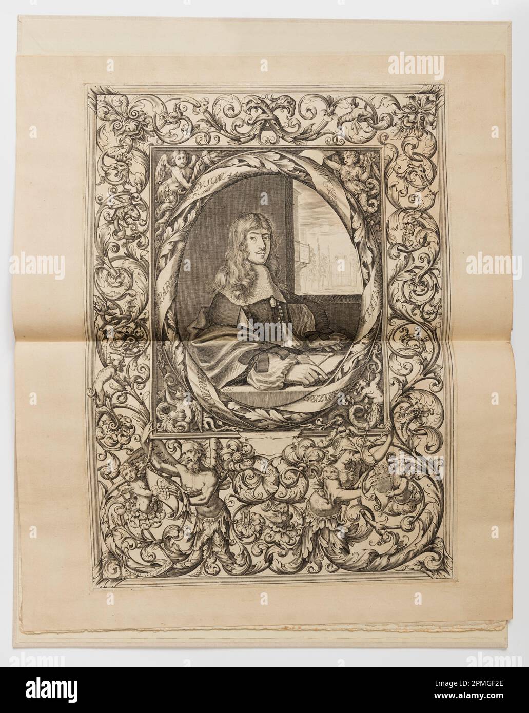 Imprimé, Portrait de Hugues Brouville, de Diversets pièces de serruriers (divers dessins pour ...