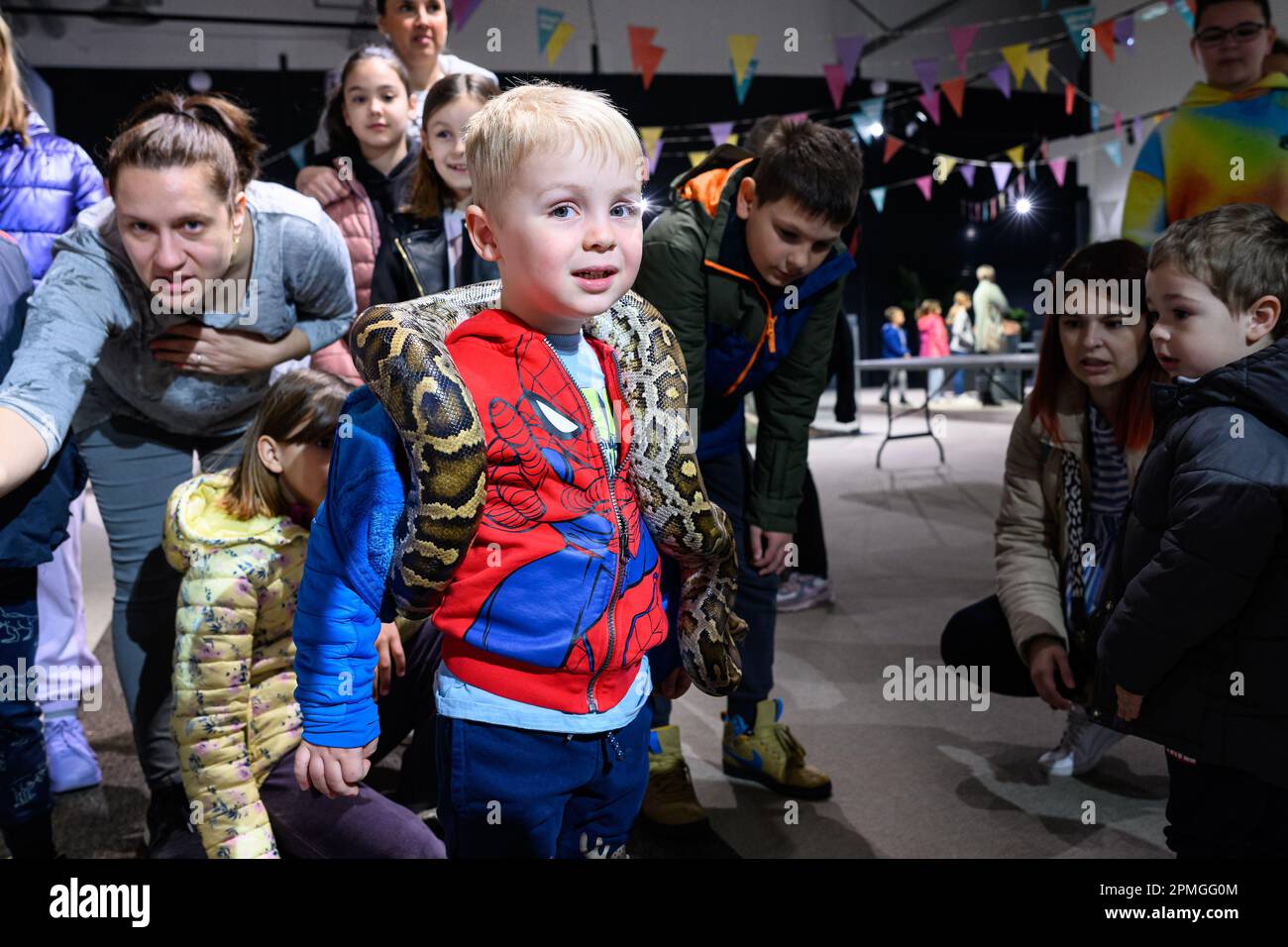 L'exposition de serpents et d'araignées par l'éleveur Neven Vrbanic a ...