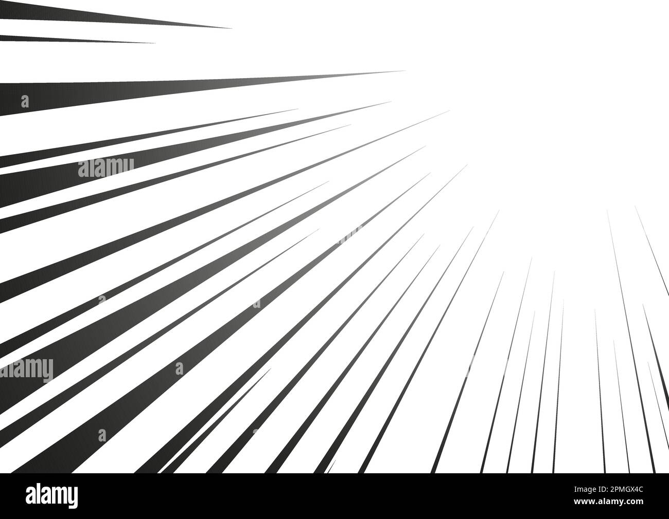 Lignes de vitesse de mise au point Manga pour l'effet de bande dessinée ...