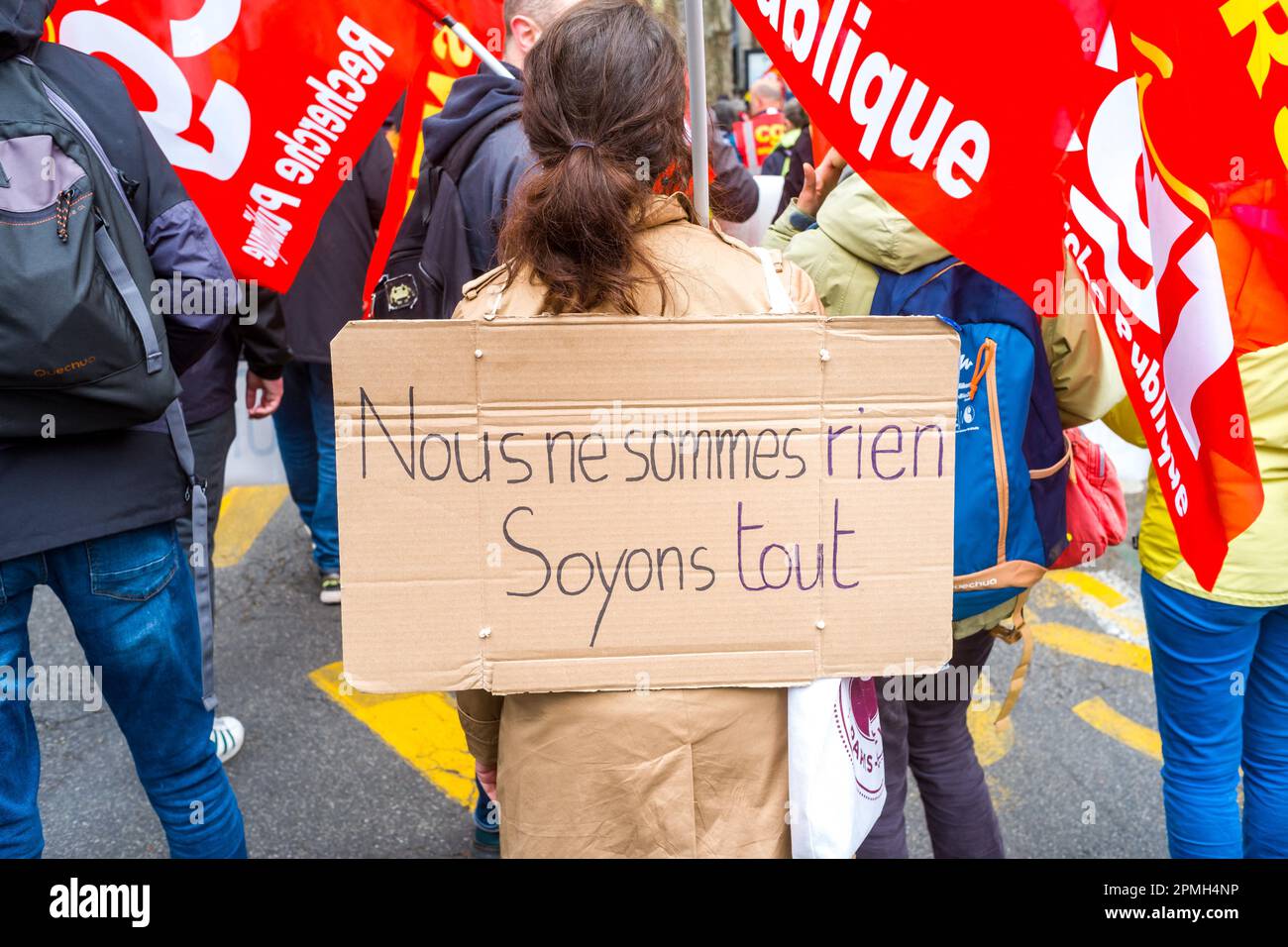 Cgt flags Banque de photographies et d’images à haute résolution - Alamy