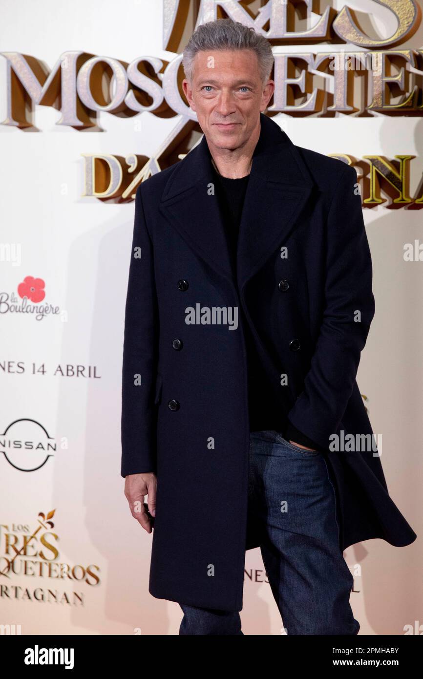 Vincent Cassel assiste à la photocall 'Los Tres Mosqueteteros: D ...