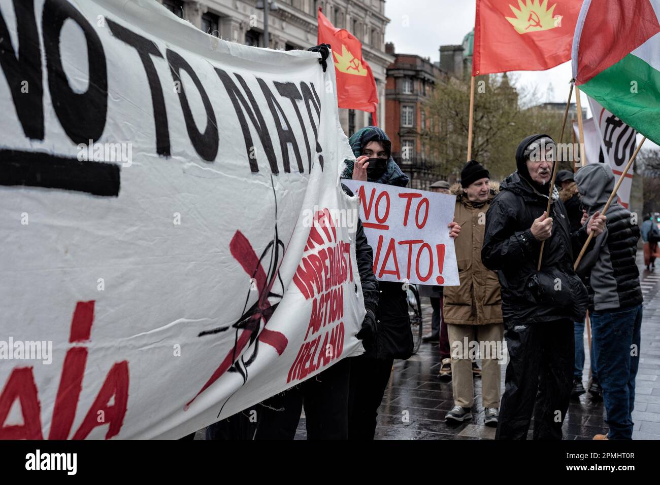 Campaña de solidaridad irlandesa palestina Banque de photographies et d ...