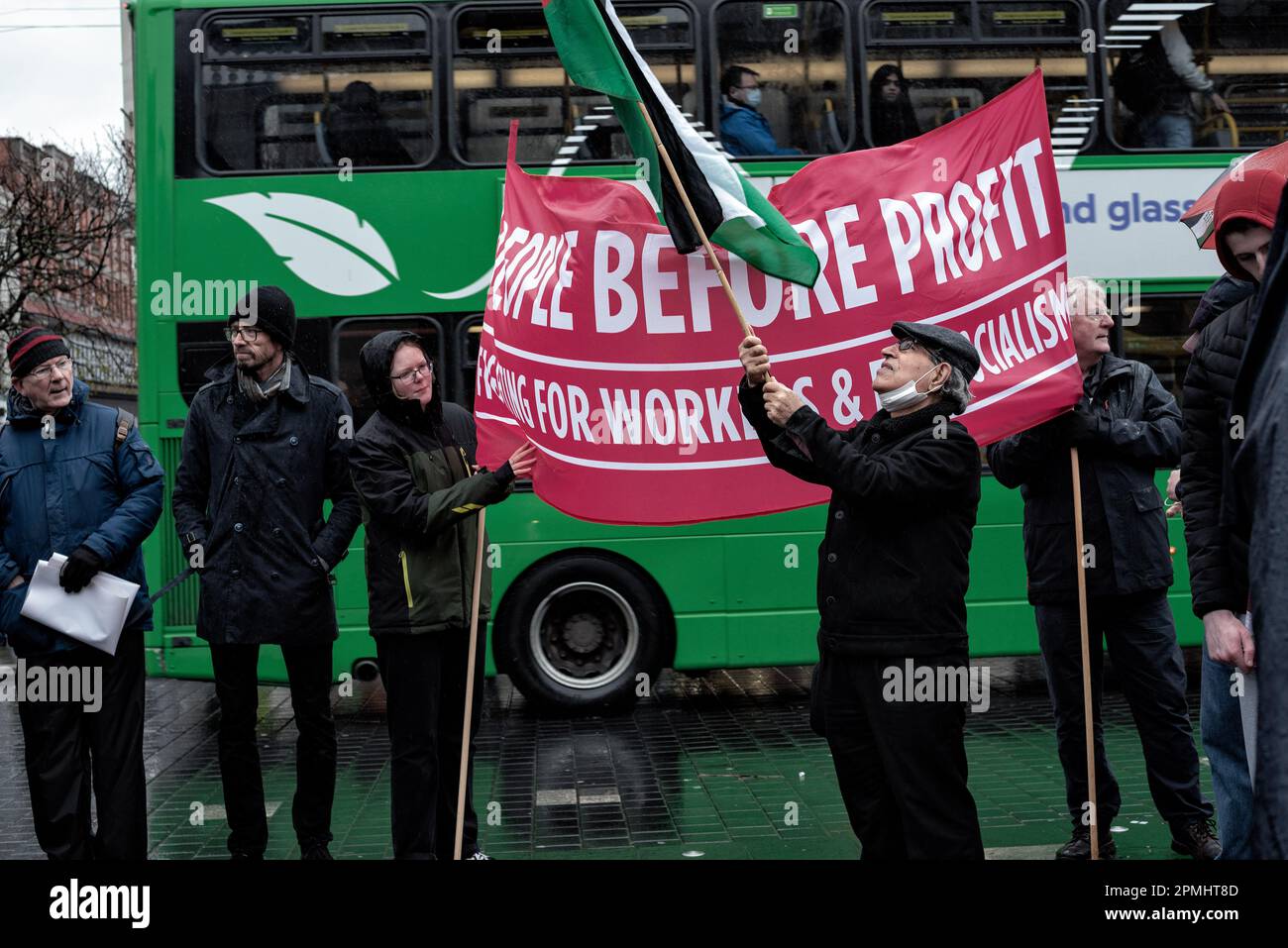 Campaña de solidaridad irlandesa palestina Banque de photographies et d ...