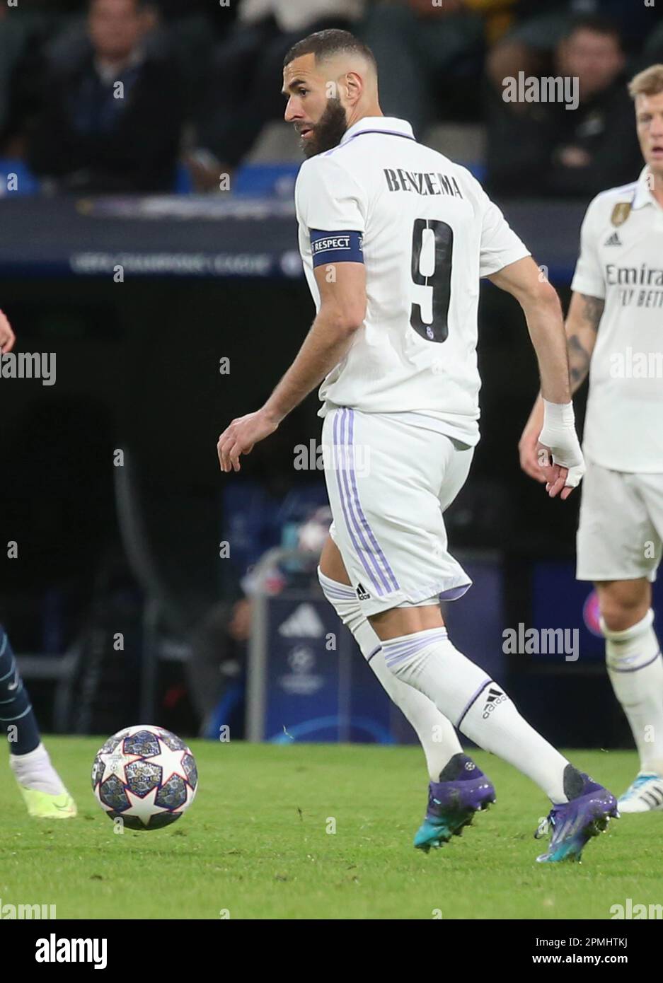 12 avril 2023, Rome, Espagne: Karim Benzema du Real Madrid pendant la ...