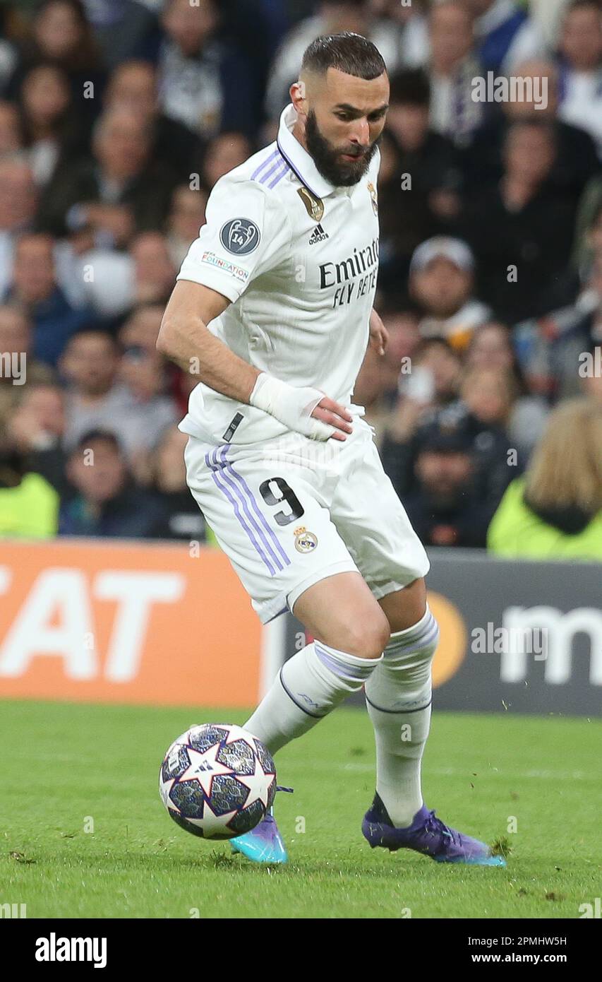 12 avril 2023, Rome, Espagne: Karim Benzema du Real Madrid pendant la ...