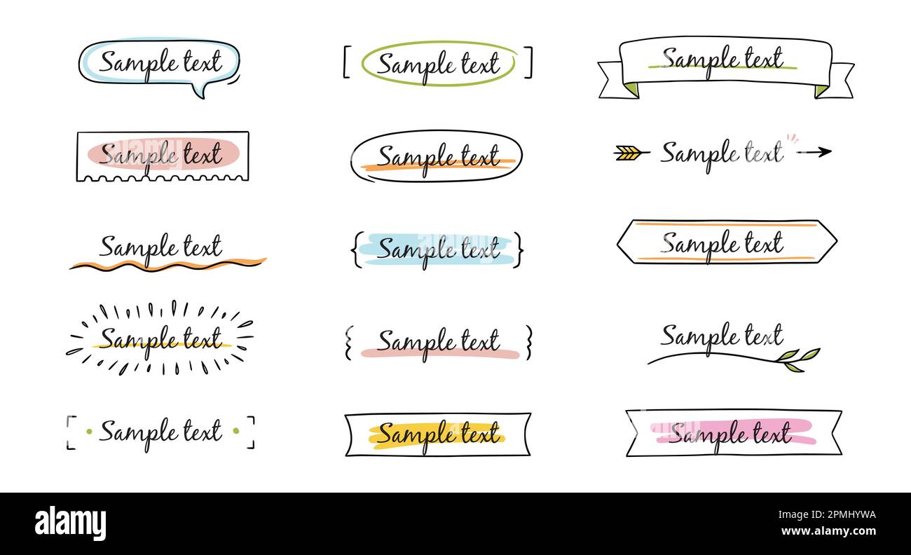 Ruban d'écriture du cadre de titre de texte, carré, élément de ...