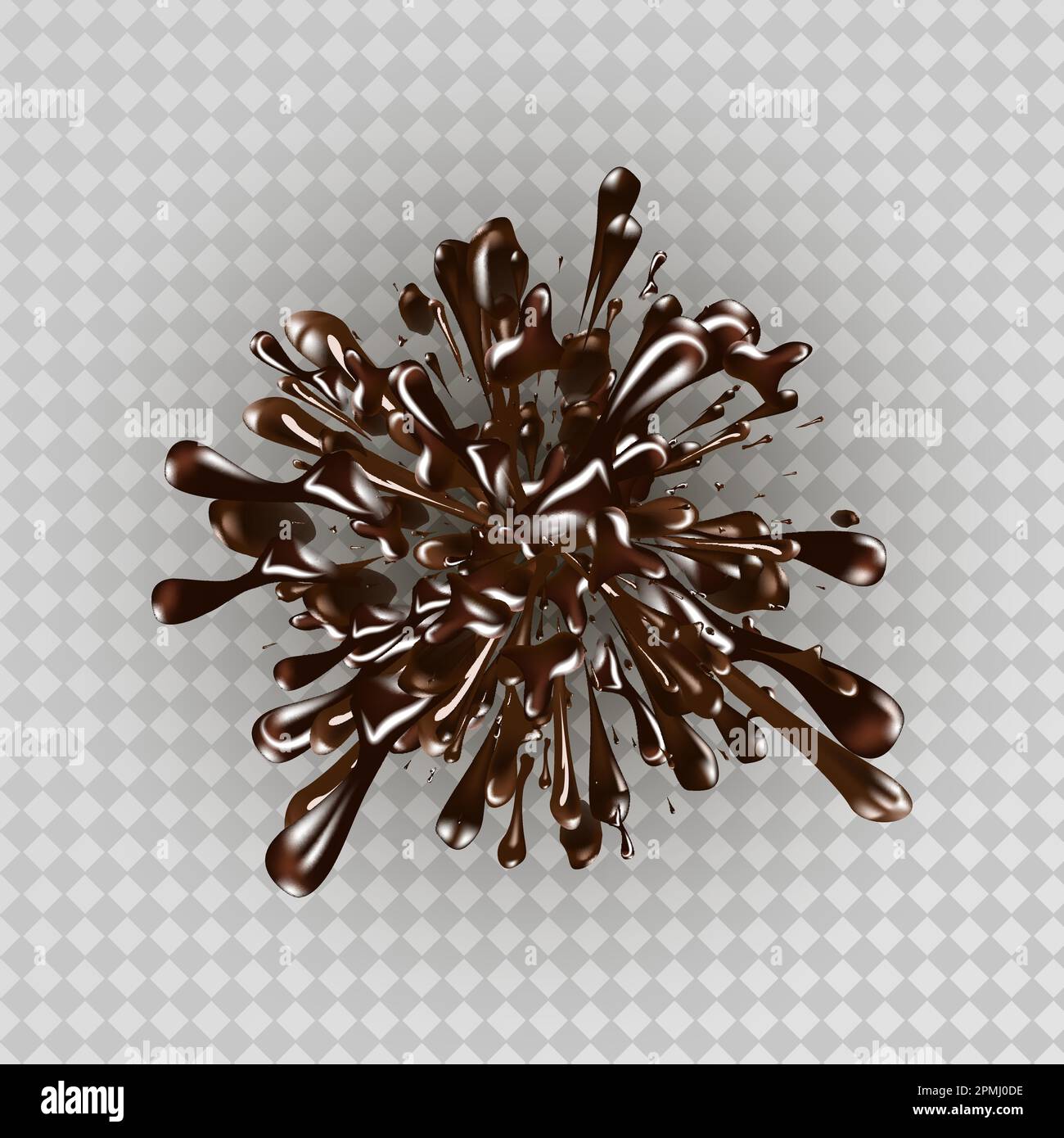 Twirl chocolate Banque d'images vectorielles - Alamy