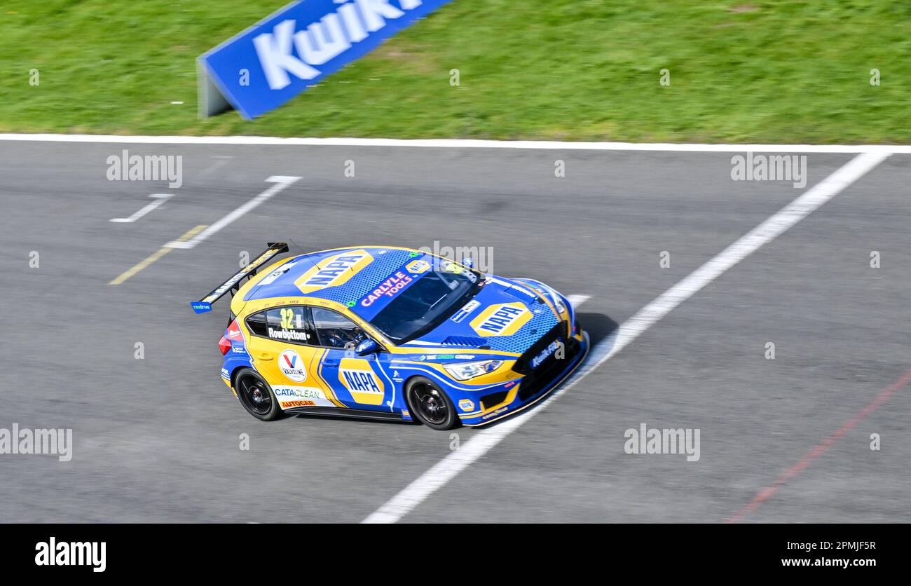 Brands Hatch circuit, Longfield, Kent, Royaume-Uni, le 12 avril 2023. Daniel Rowbottom au Kwik ...