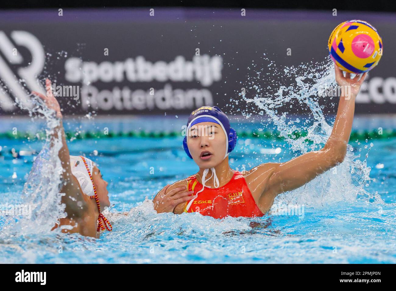 ROTTERDAM, PAYS-BAS - AVRIL 13 : Paula Crespi Barriga, de l'Espagne ...