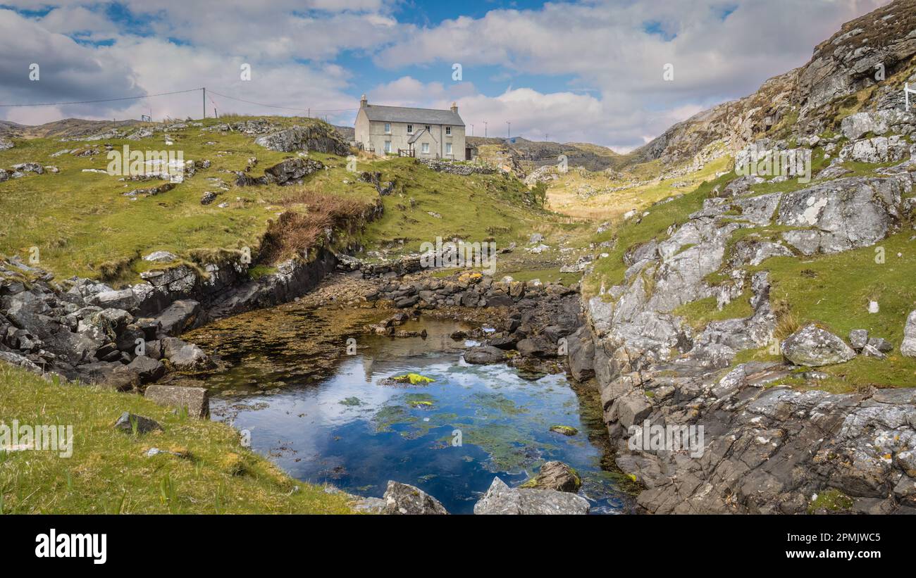 21.05.21 likisto, Harris, Hebrides extérieures. Geocrab est un petit ...