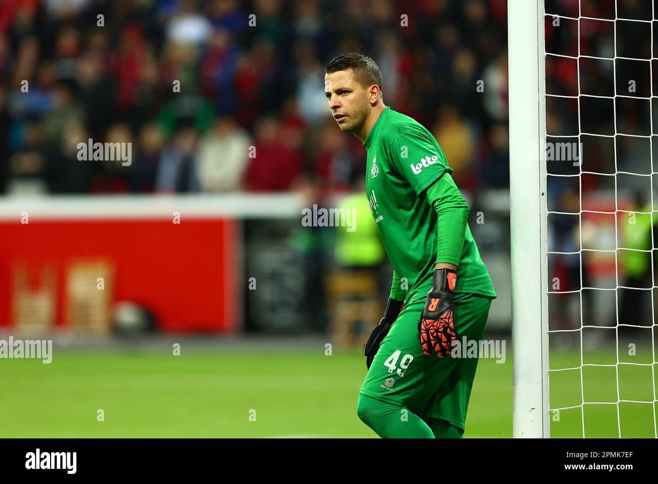 Anthony Moris (Union Saint-Gillois) GER, Bayer 04 Leverkusen contre ...