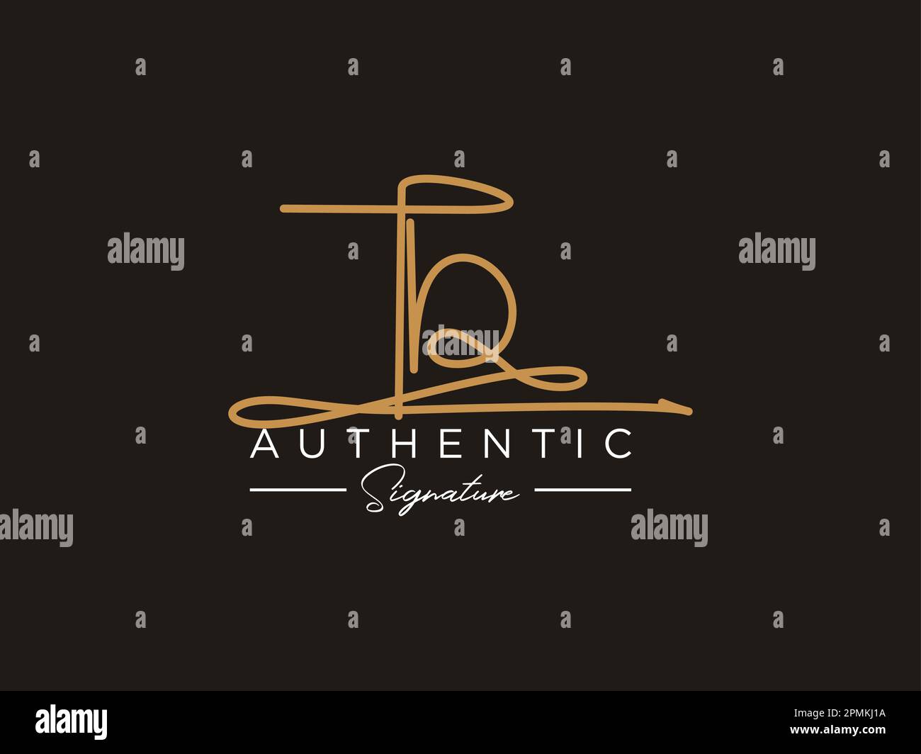 Signature tb Banque de photographies et d’images à haute résolution - Alamy