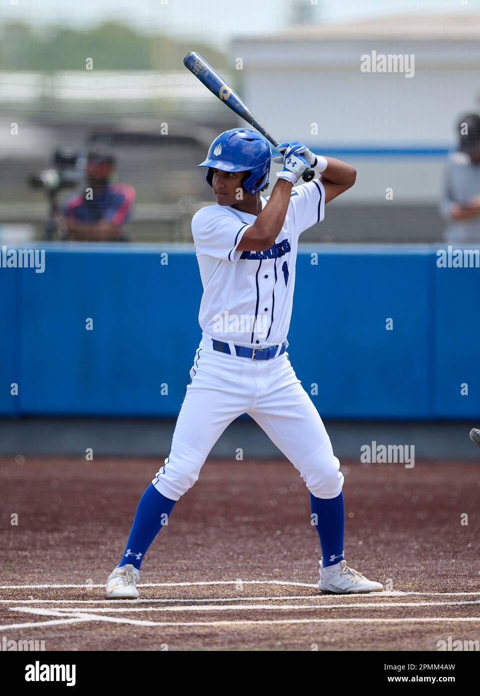IMG Academy Ascenders Dean Moss (1) bats during the IMG National ...