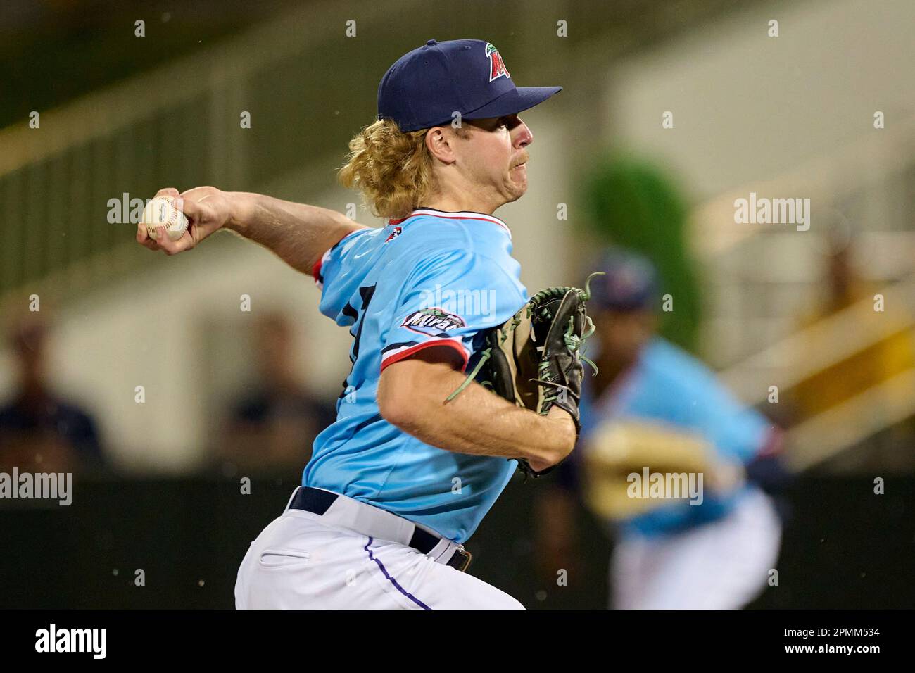 Fort Myers Miracle pitcher Zach Veen (17) during a MiLB Florida State ...