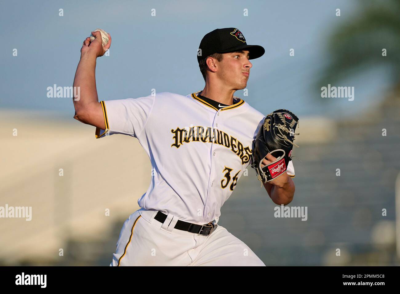 Bradenton Marauders pitcher Thomas Harrington (36) during a MiLB ...