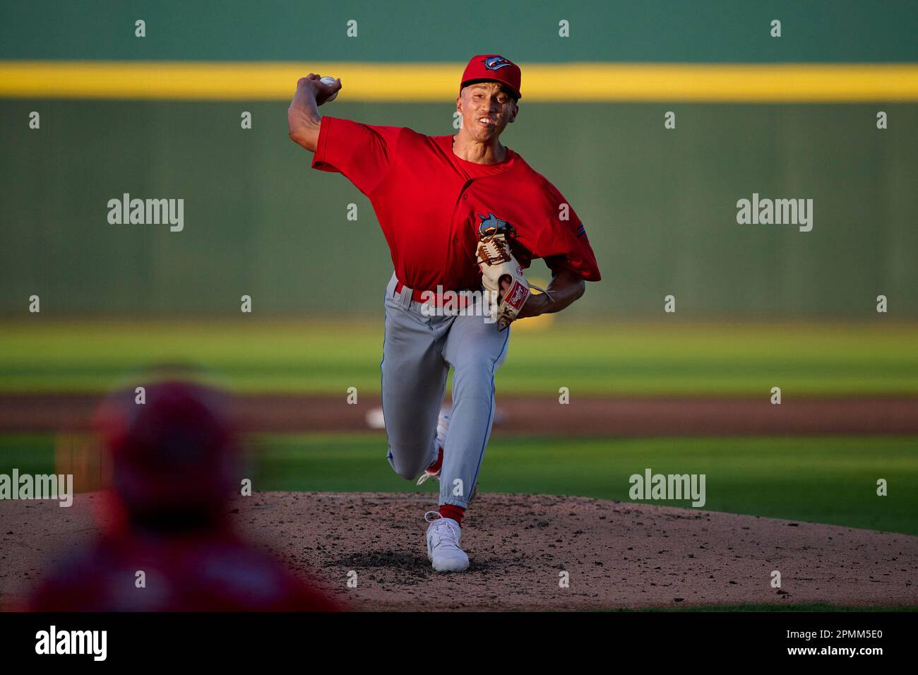 Clearwater Threshers pitcher Alex McFarlane (47) during a MiLB Florida ...