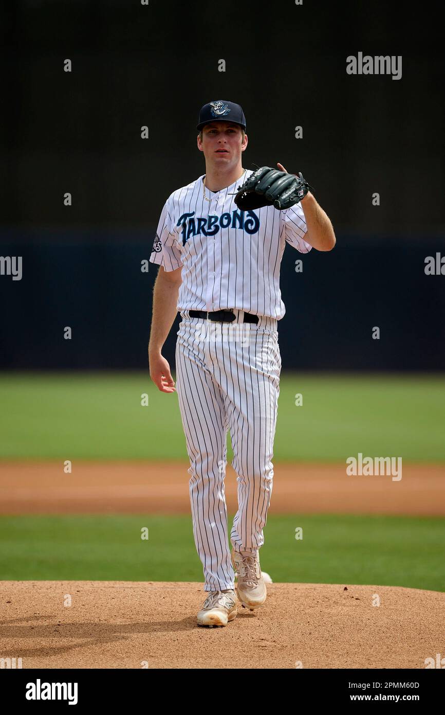 Tampa Tarpons pitcher Justin Lange (20) during an MiLB Florida State ...