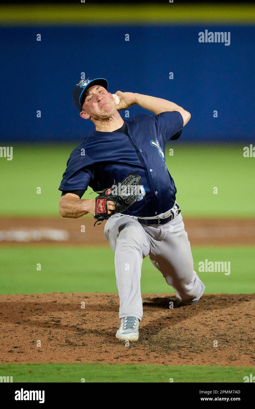 Tampa Tarpons pitcher Geoffrey Gilbert (19) during an MiLB Florida ...