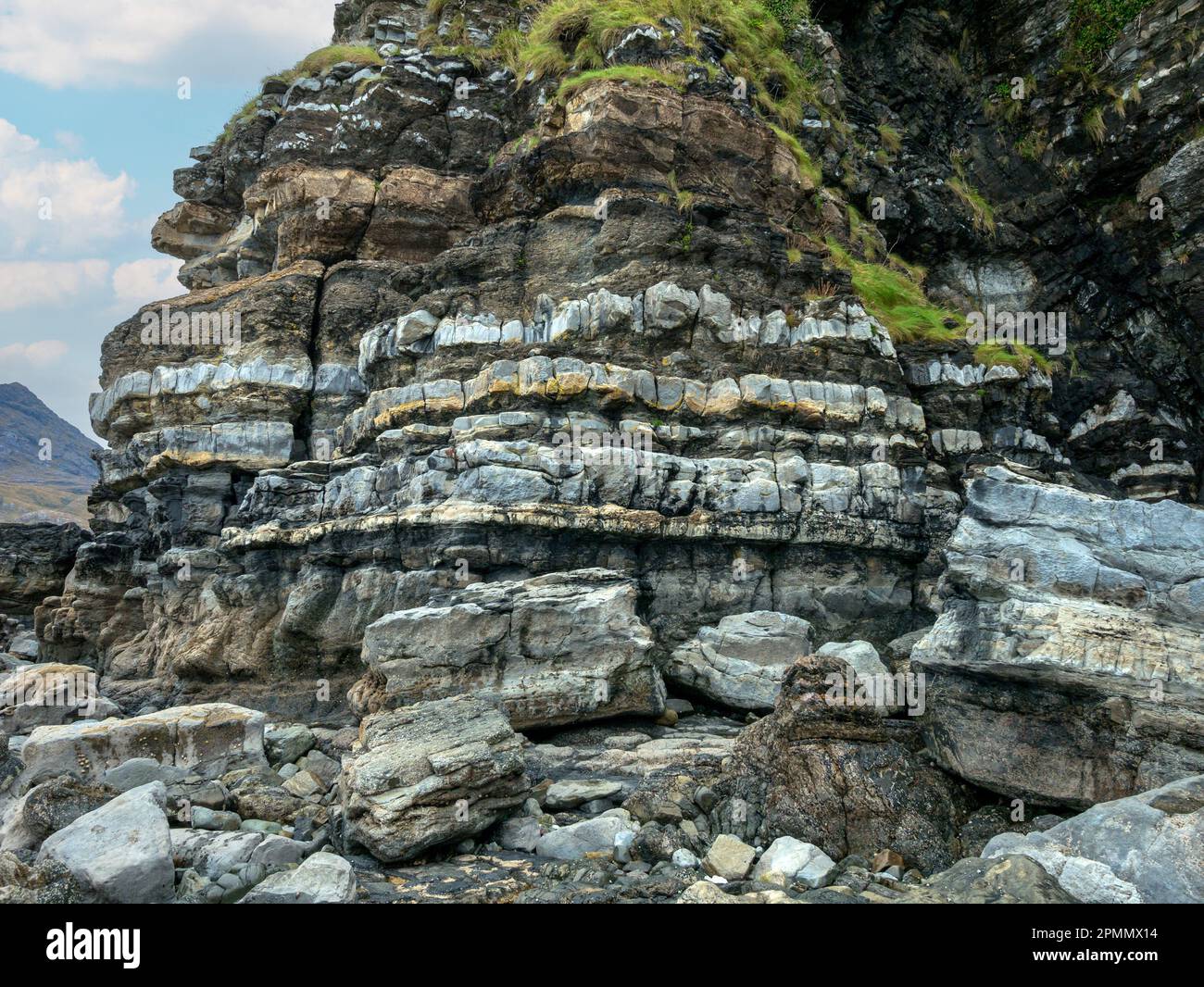 Sedimentary layers Banque de photographies et d’images à haute ...