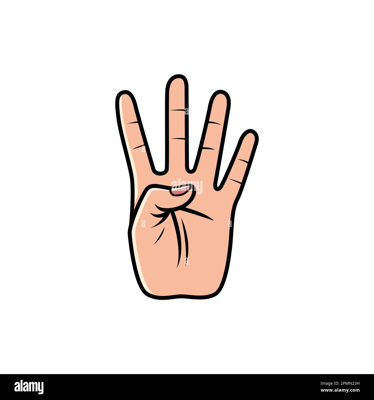 Vector illustration concept icon for thumb up Banque de photographies ...