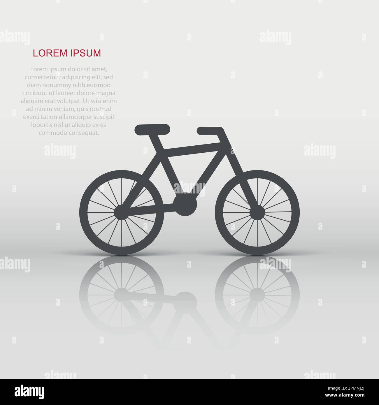 Pictogramme de vélo Banque d'images vectorielles - Alamy