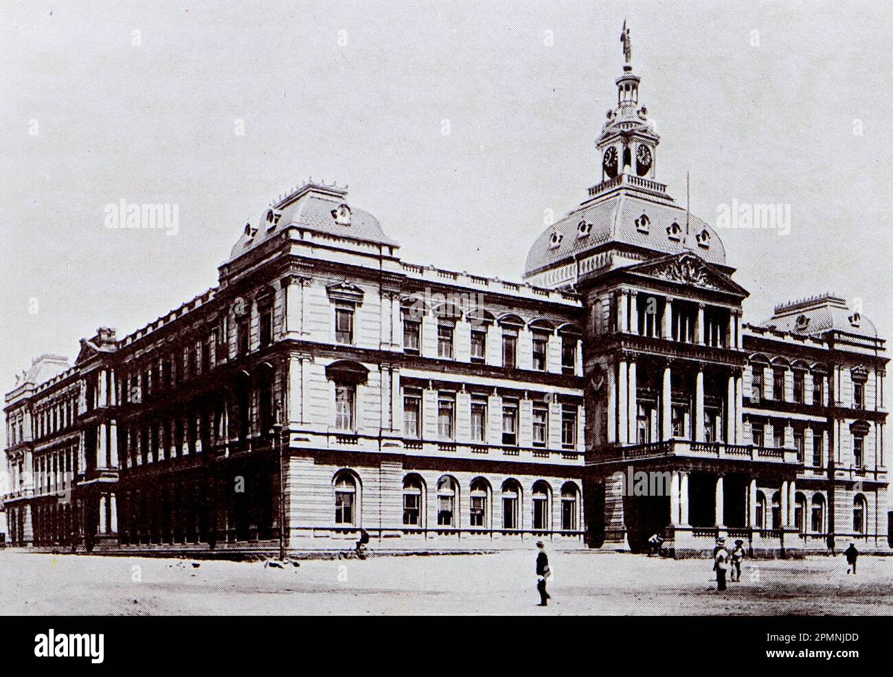 Le nouveau siège du gouvernement, Pretoria (impression de l'artiste ...