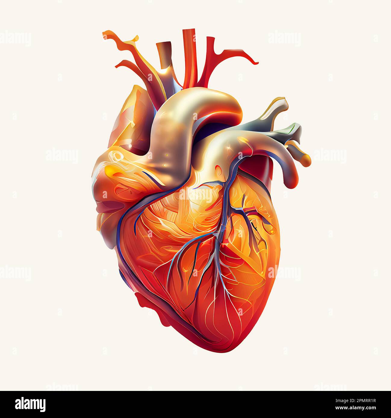 Crise cardiaque, maladie de la myocardite, inflammation du muscle ...