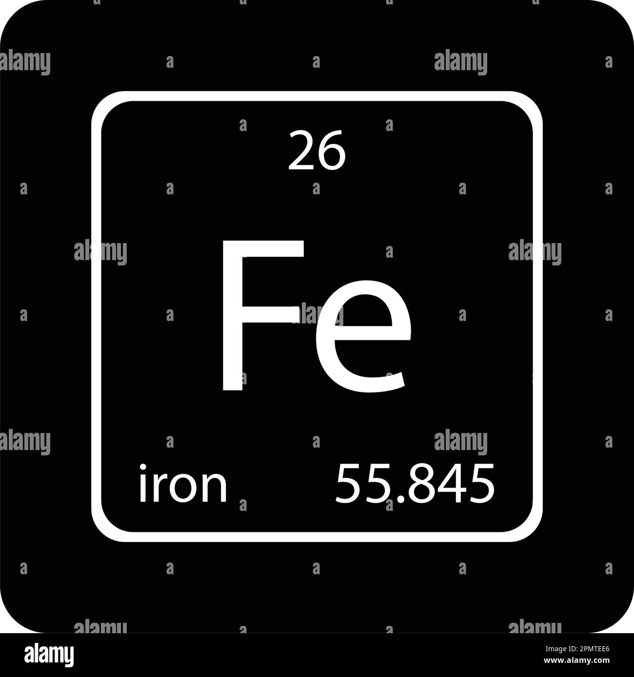 Symbole de fer Banque d'images vectorielles - Alamy