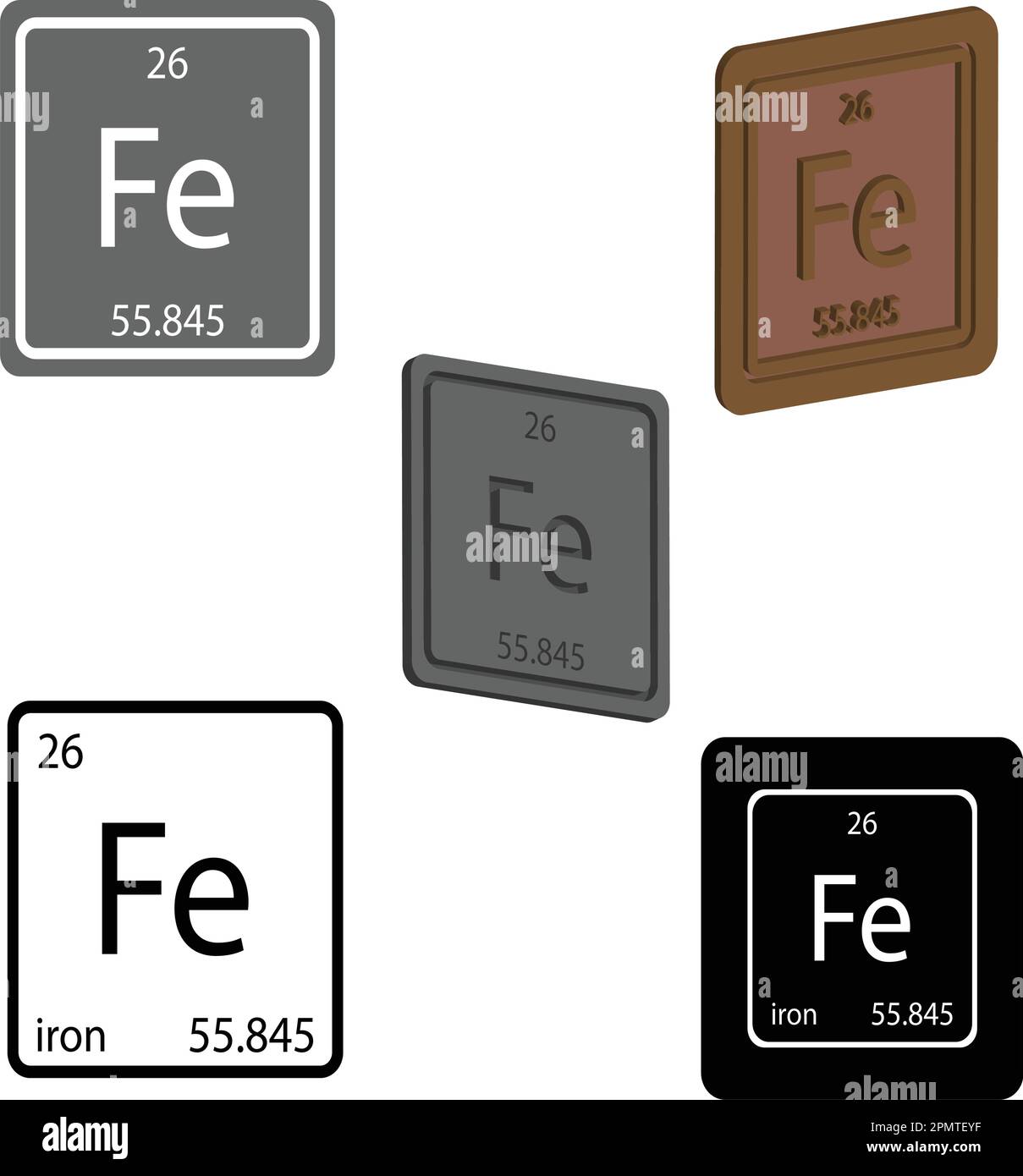 Structure atomique du fer Banque de photographies et d’images à haute résolution - Alamy