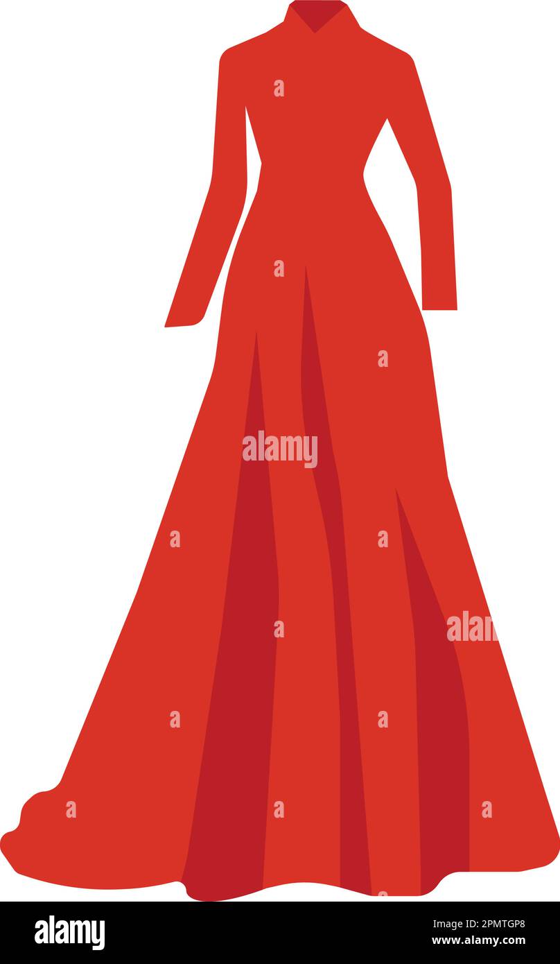 Robe mariage Banque d'images vectorielles - Alamy