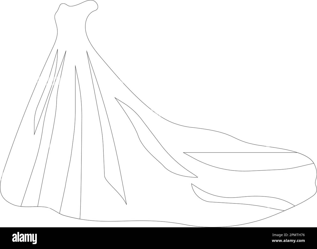 Robe mariage Banque d'images vectorielles - Alamy
