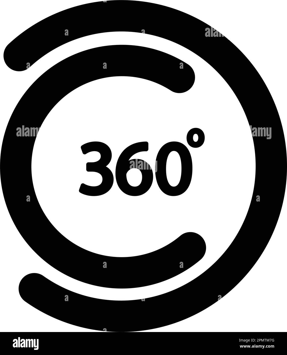 logos à 360 degrés, dessin de symbole d'illustration vectorielle Image ...