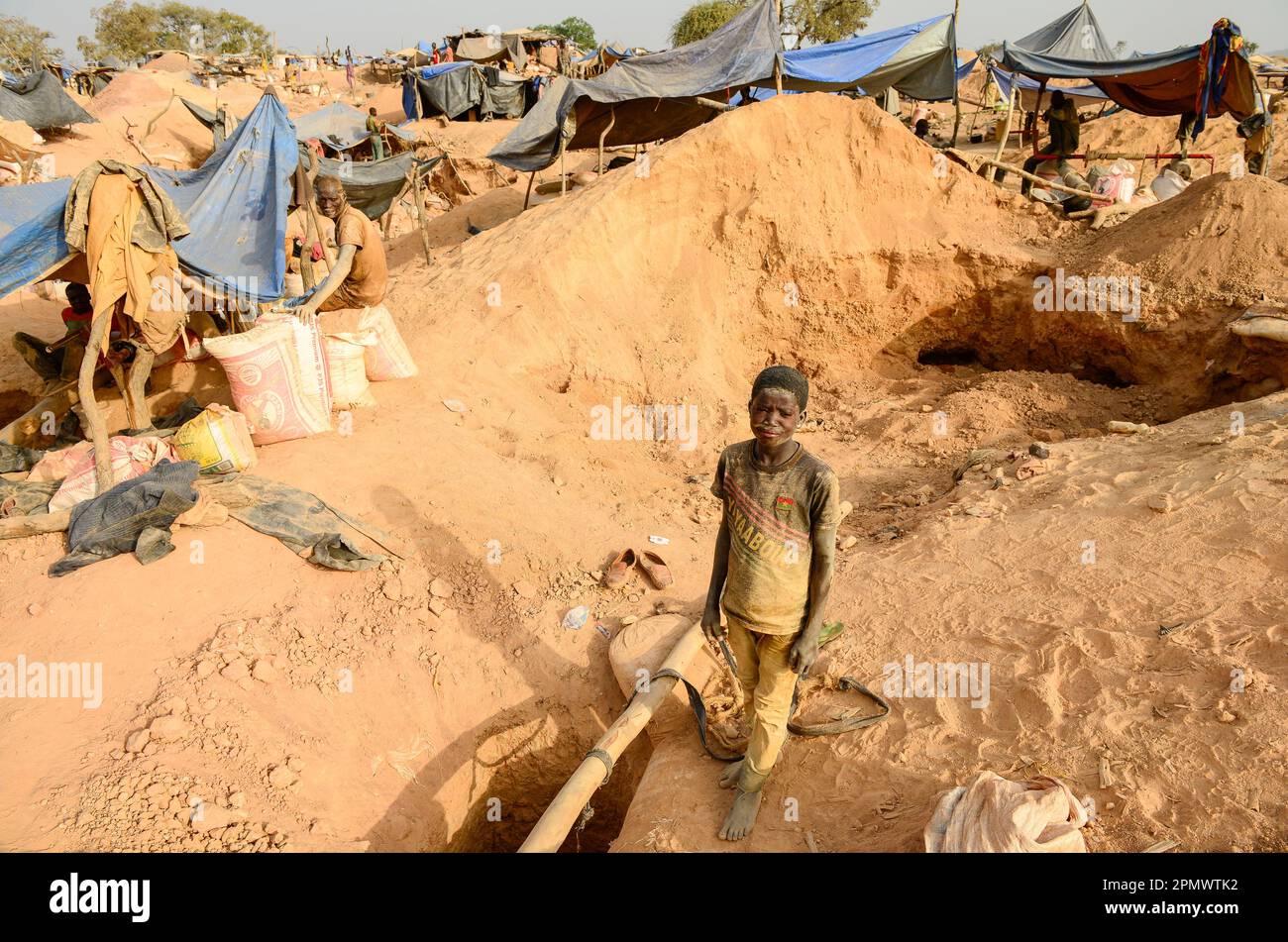 Travail des enfants dans les mines Banque de photographies et d’images ...
